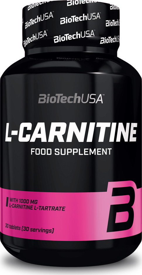 Biotech USA L-Carnitine Λιποδιαλύτες με Καρνιτίνη 1000mg - 30 ταμπλέτες