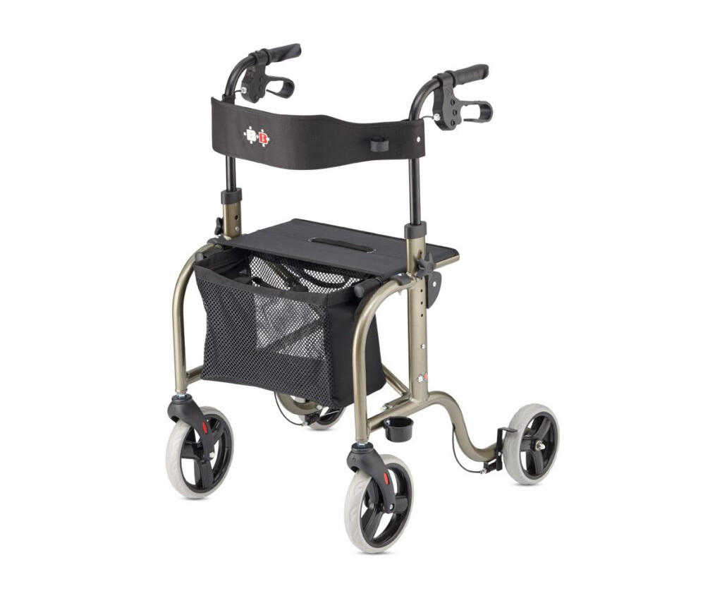 Alfacare Πτυσσόμενος Περιπατητήρας Rollator RL SMART Αλουμινίου
