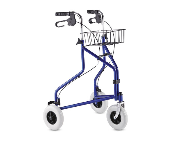 Alfacare Πτυσσόμενος Περιπατητήρας Rollator Αλουμινίου - Μπλε
