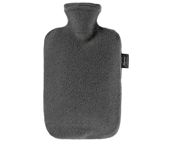 Fashy Θερμοφόρα νερού με Fleece κάλυμμα 2 Lt Γκρι